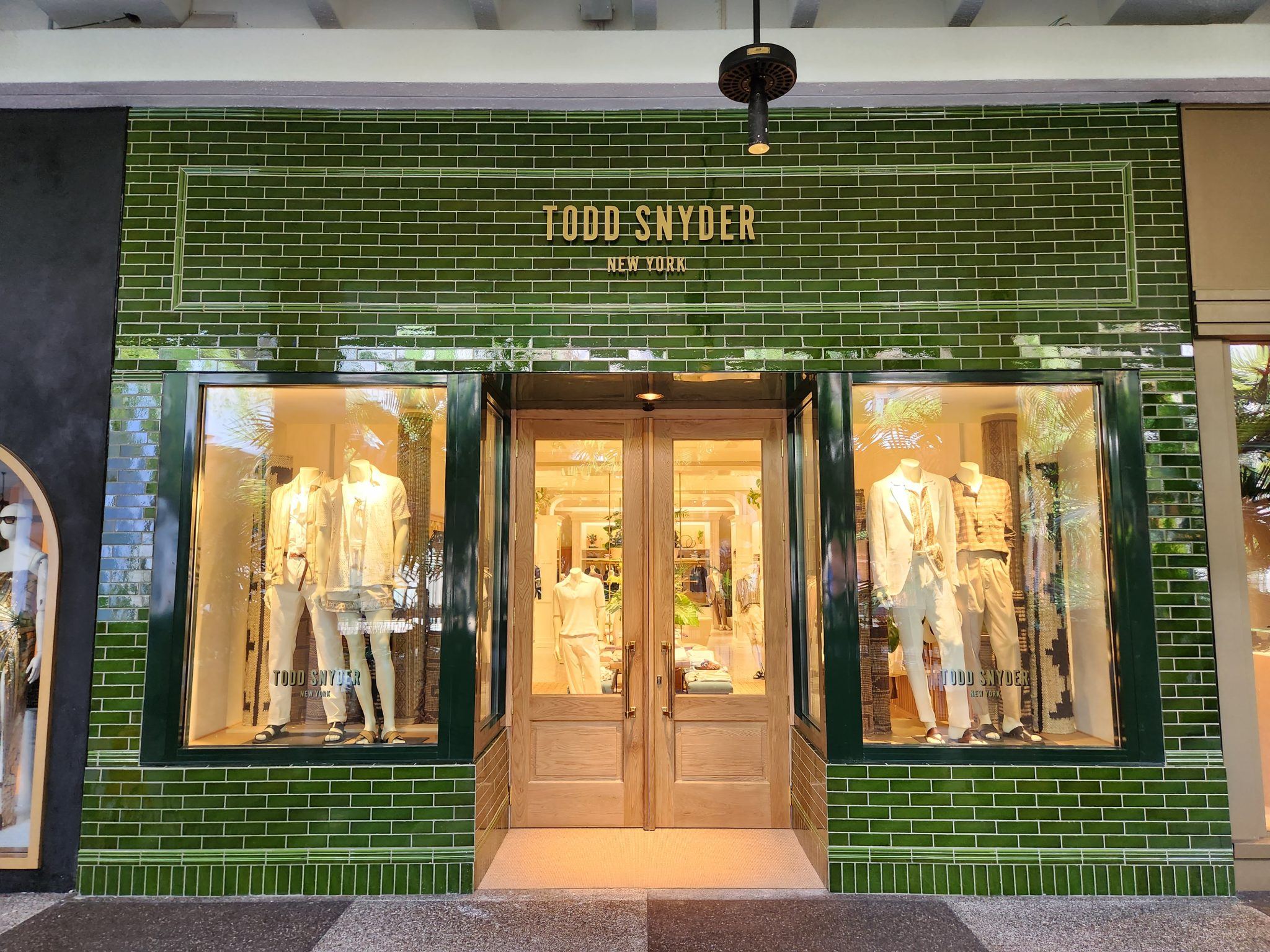 Todd Snyder at Bal Harbour Shops Miami.